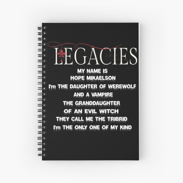 "Legacies spin-off of The Originals" Spiral Notebook for Sale by ...