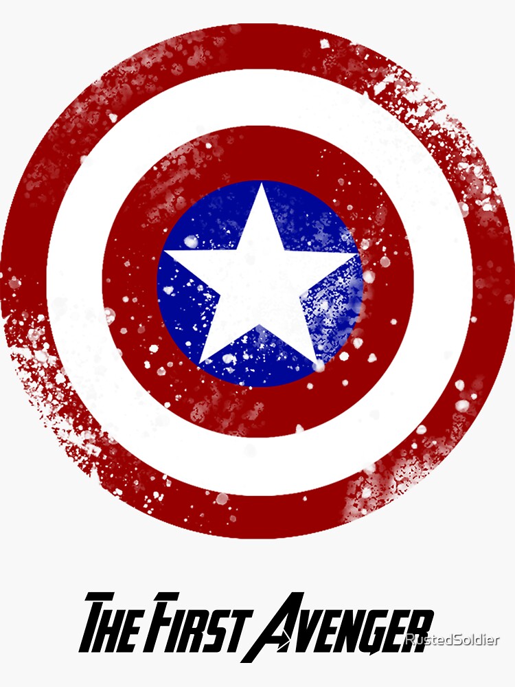 "The First Shield" Sticker for Sale by RustedSoldier | Redbubble