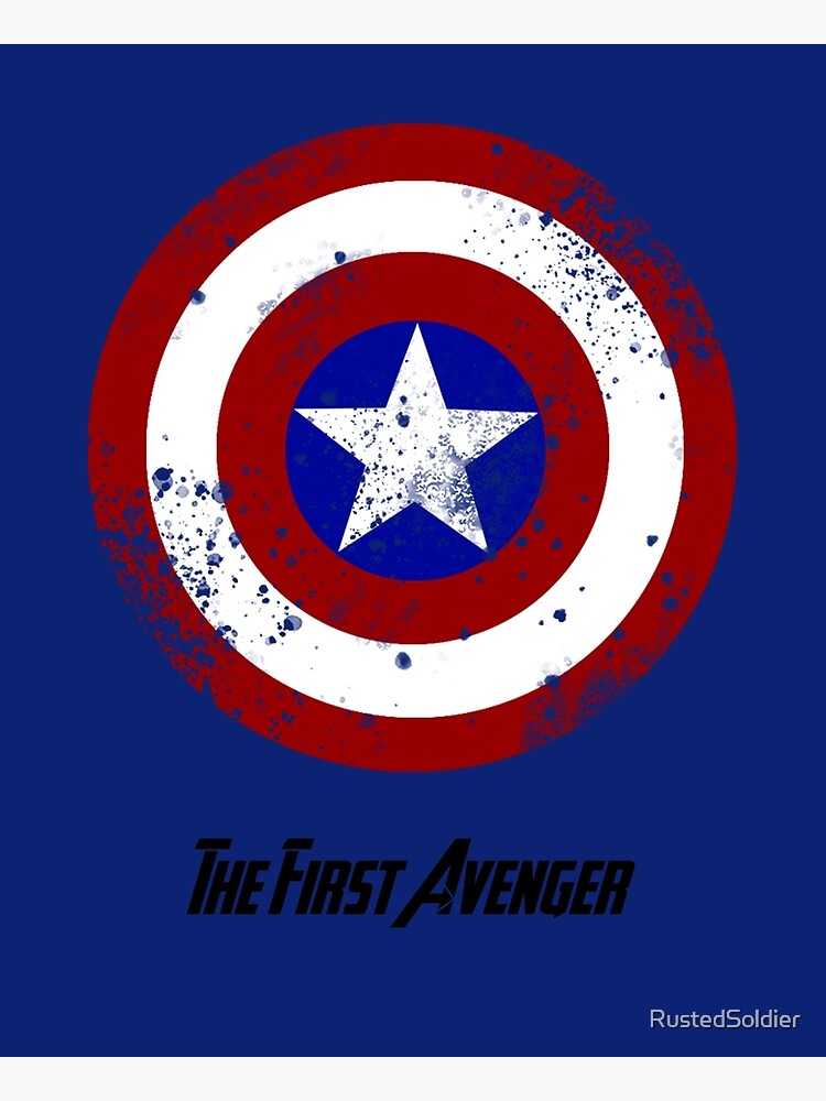 "The First Shield" Poster by RustedSoldier | Redbubble