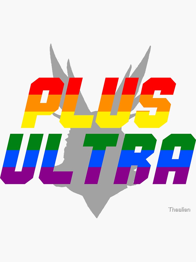"LGBT Flag - Plus Ultra" Sticker for Sale by Thealien | Redbubble