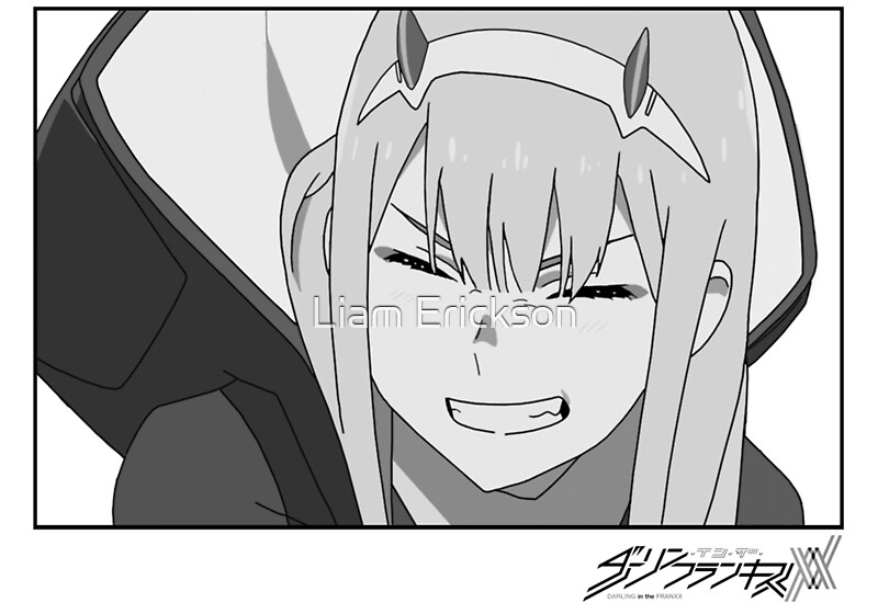 "Monochrome Zero Two" by Liam Erickson | Redbubble