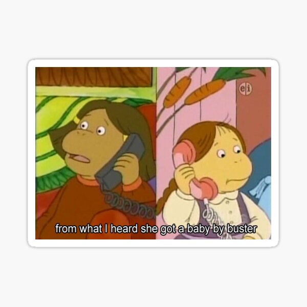 "Arthur cartoon" Sticker for Sale by incantesimo | Redbubble