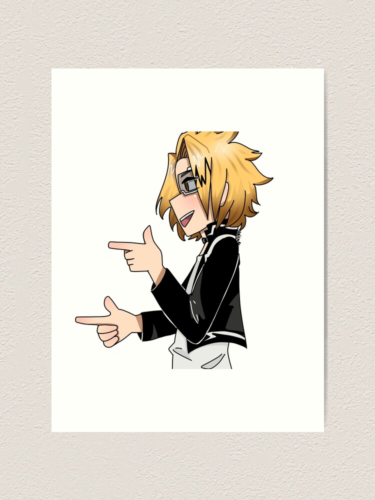 "Denki Kaminari - Finger Guns" Art Print for Sale by Emmalya | Redbubble