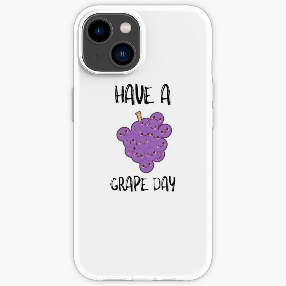 "Have A Grape Day" iPhone Case for Sale by SusurrationStud | Redbubble