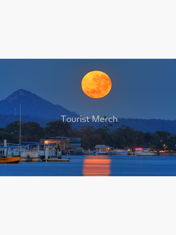 "Moonset over Noosa River" Canvas Print for Sale by Adam Gormley ...