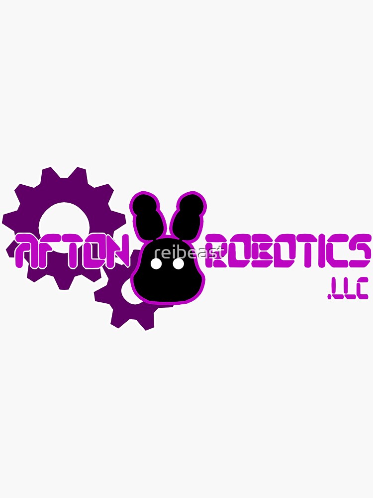 "Afton Robotics - Purple" Sticker for Sale by reibeast | Redbubble