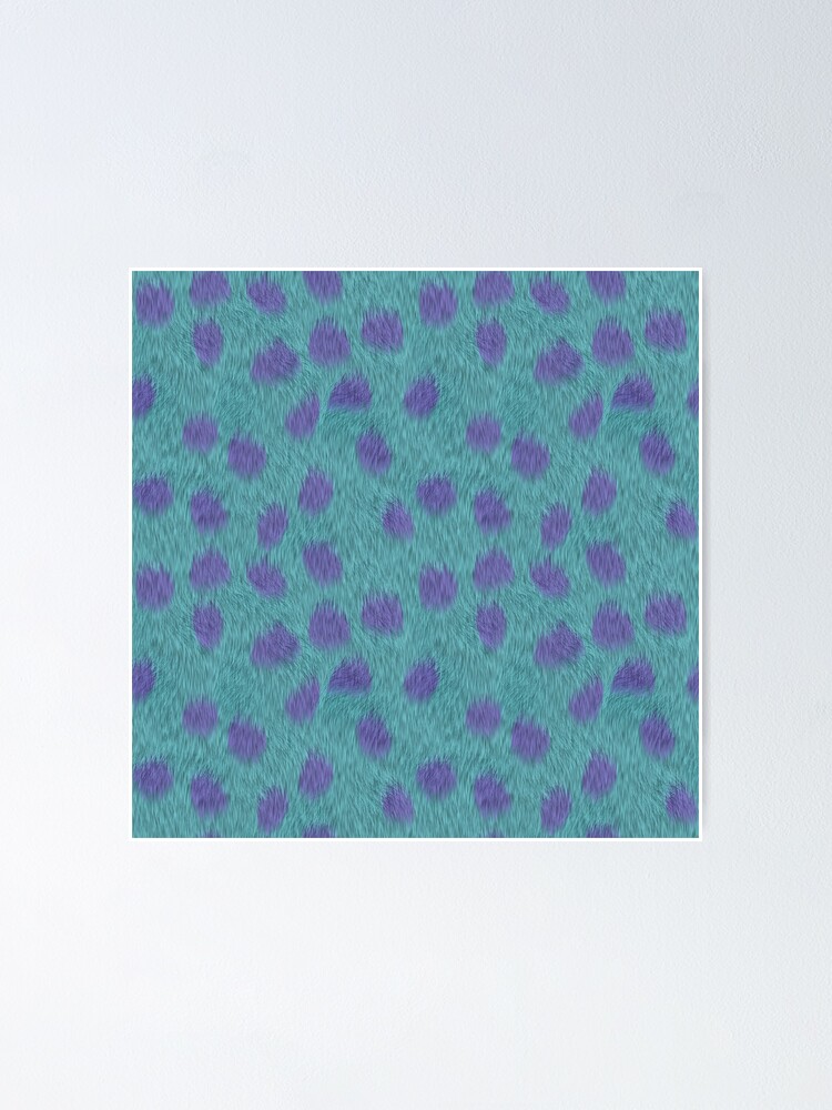 "Sully Fur Monsters Inc Inspired " Poster for Sale by Rainbows Galore ...