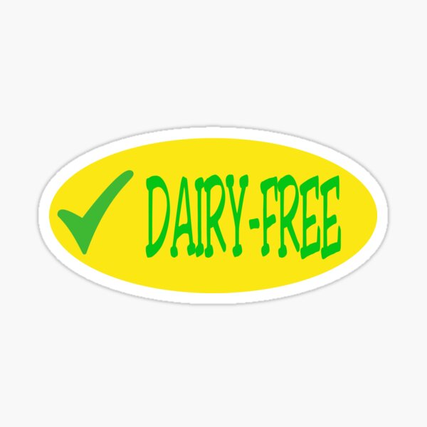 Dairy Free Stickers | Redbubble
