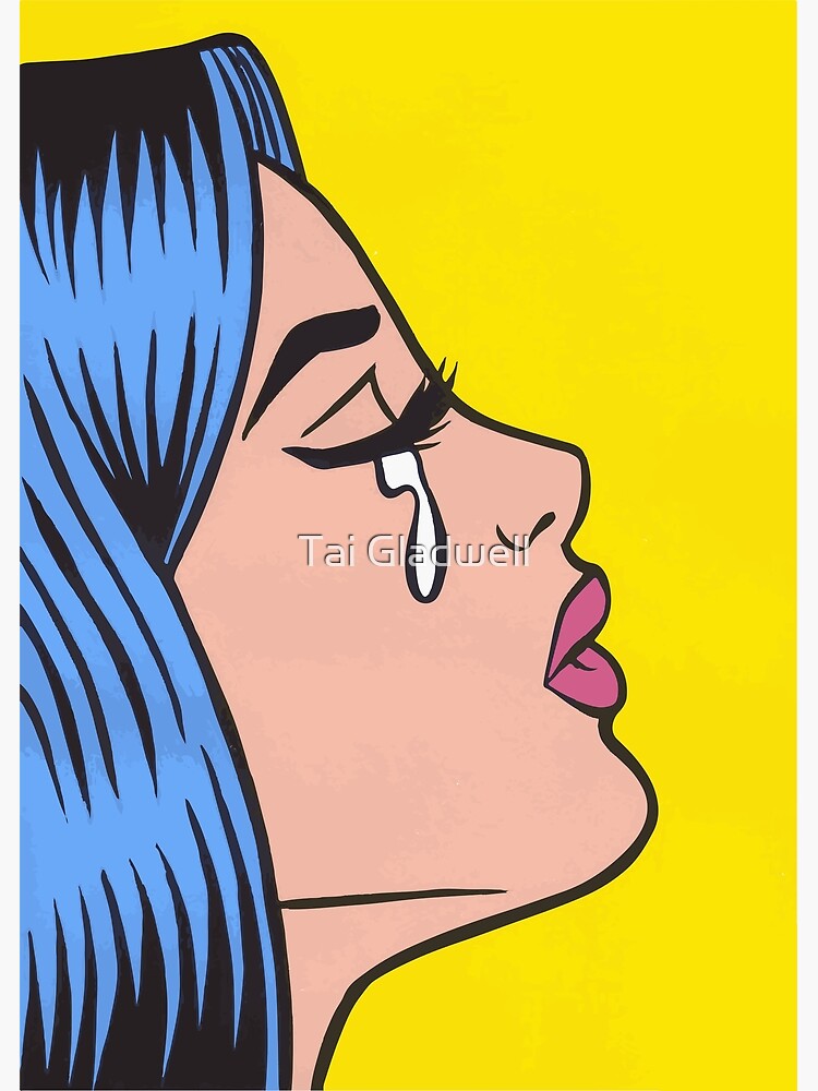 "Crying Girl" Poster by TaiGladwell | Redbubble