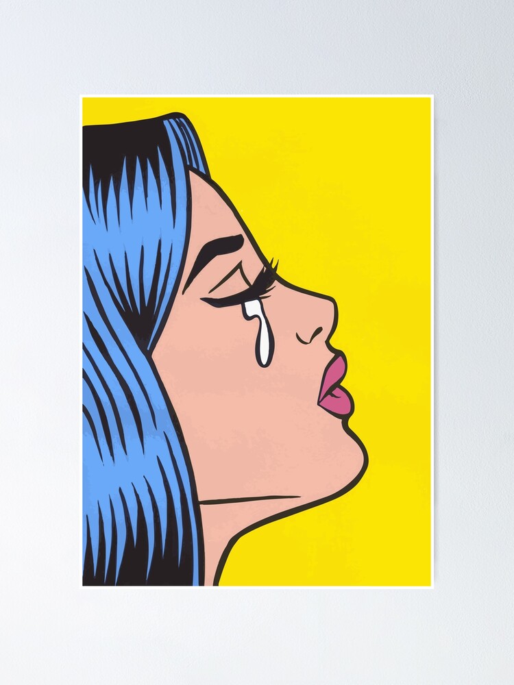 "Crying Girl" Poster by TaiGladwell | Redbubble
