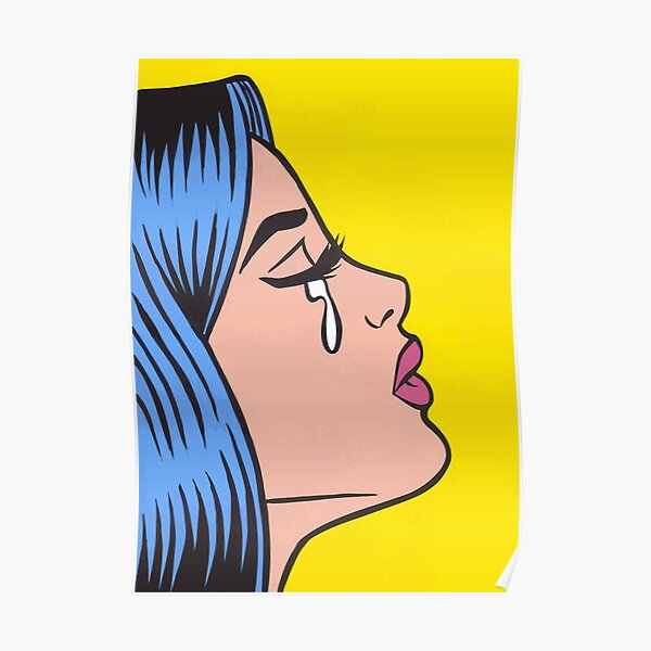 "Crying Girl" Poster by TaiGladwell | Redbubble