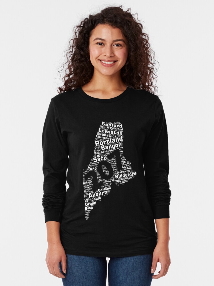 "Maine Cities 207 Area Code" T-shirt by shirtonaut | Redbubble