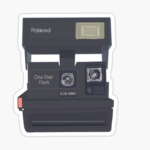 "Polaroid One Step Camera " Sticker by artbymj | Redbubble