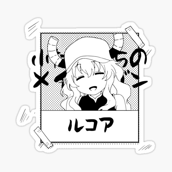 "Lucoa Manga Style" Sticker by Waifu-Dope | Redbubble