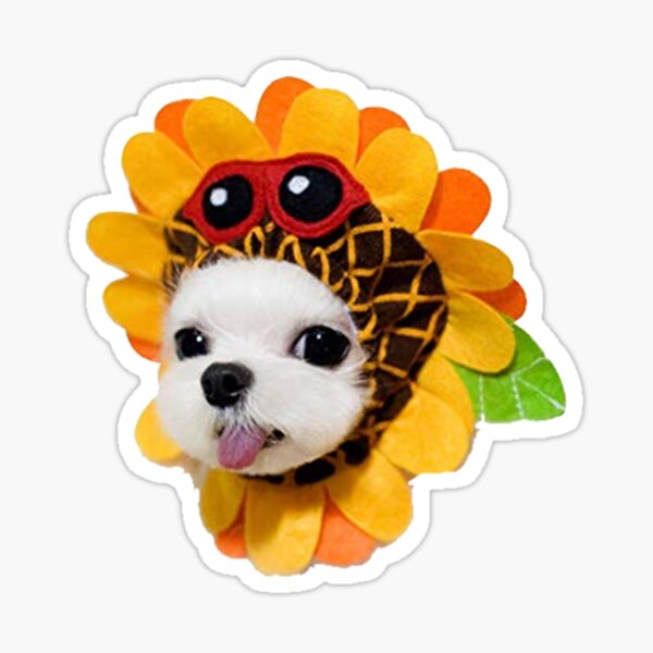 "Flower Dog" Sticker for Sale by cecestickers | Redbubble