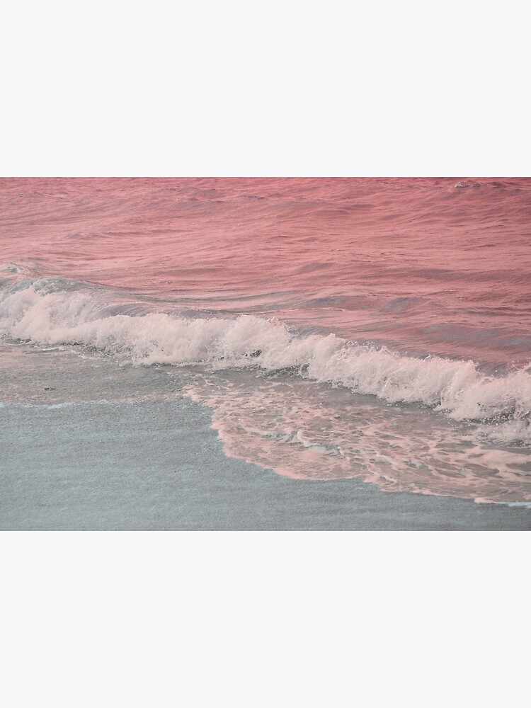 "Pink Ocean Waves" Canvas Print for Sale by newburyboutique | Redbubble