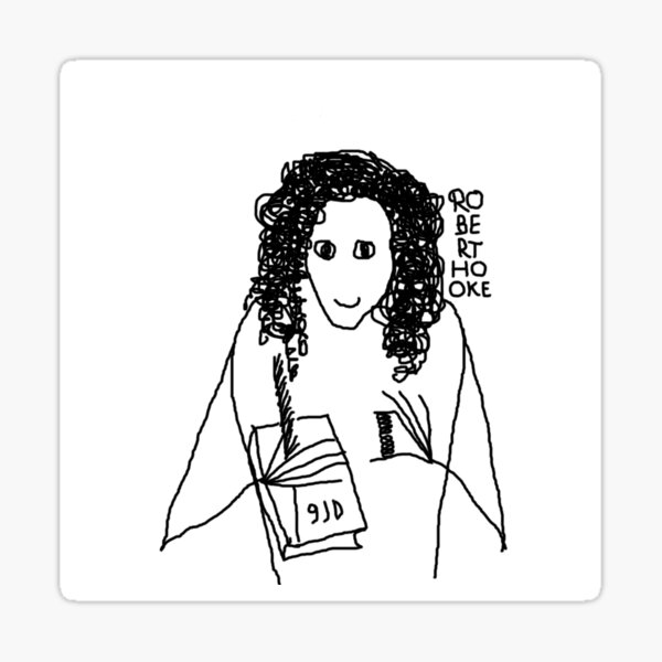 "Robert Hooke by 9JD" Sticker for Sale by BN18 | Redbubble