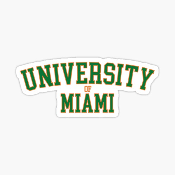 University Of Miami Stickers | Redbubble