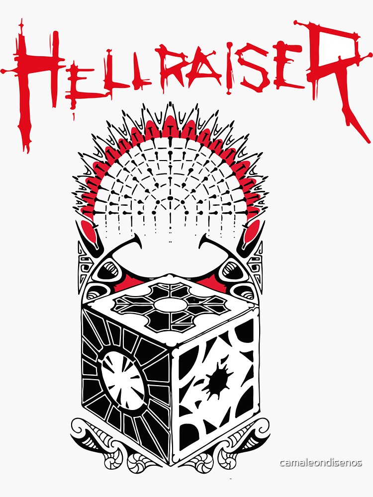"hellraiser" Sticker by camaleondisenos | Redbubble
