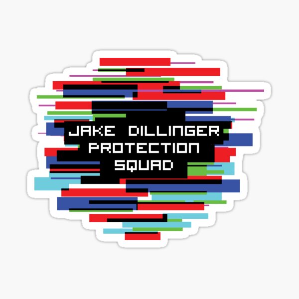 "Jake Dillinger Protection Squad - Be More Chill" Sticker by starkidkt ...