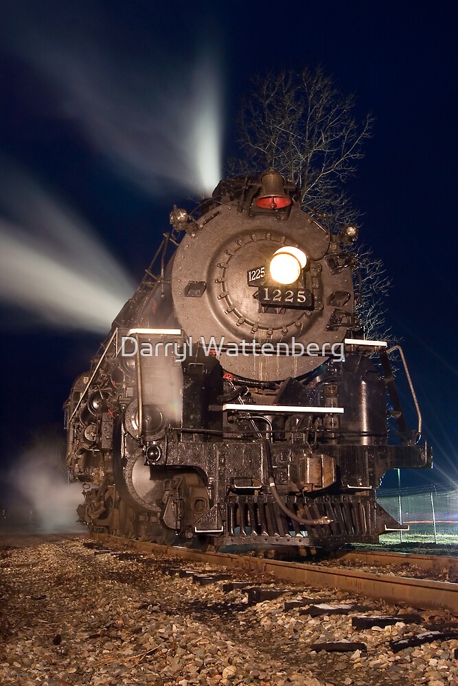 "Pere Marquette 1225 at Night" by Darryl Wattenberg | Redbubble