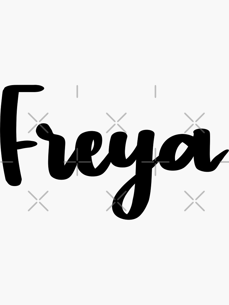 "Freya" Sticker for Sale by ellietography | Redbubble