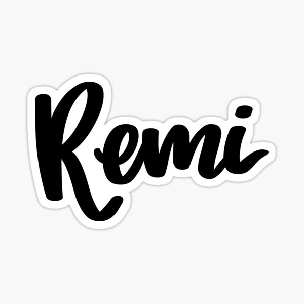 "Remi" Sticker for Sale by ellietography | Redbubble