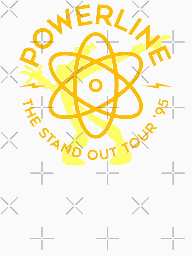 "Powerline - Yellow Tour Logo" T-shirt for Sale by BelvedereAve ...