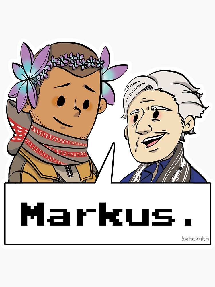 "Markus & Carl" Sticker for Sale by kahokubo | Redbubble