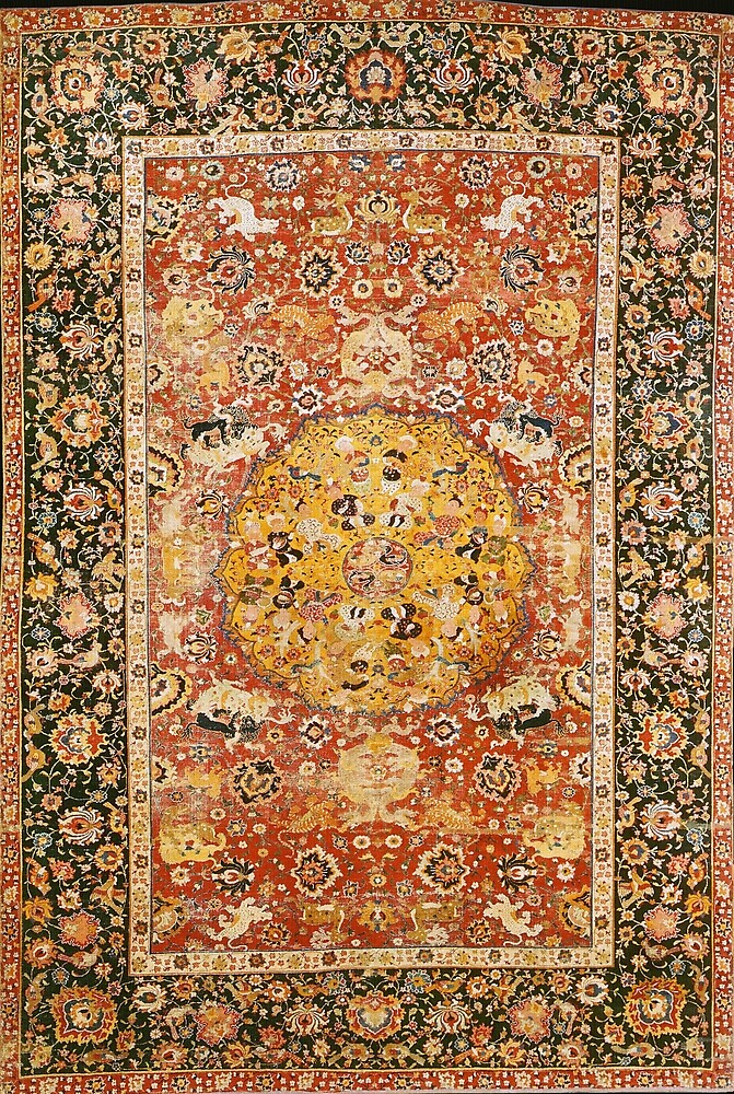 "Safavid Persian 16th Century Animal Rug Print" by Vicky Brago-Mitchell ...
