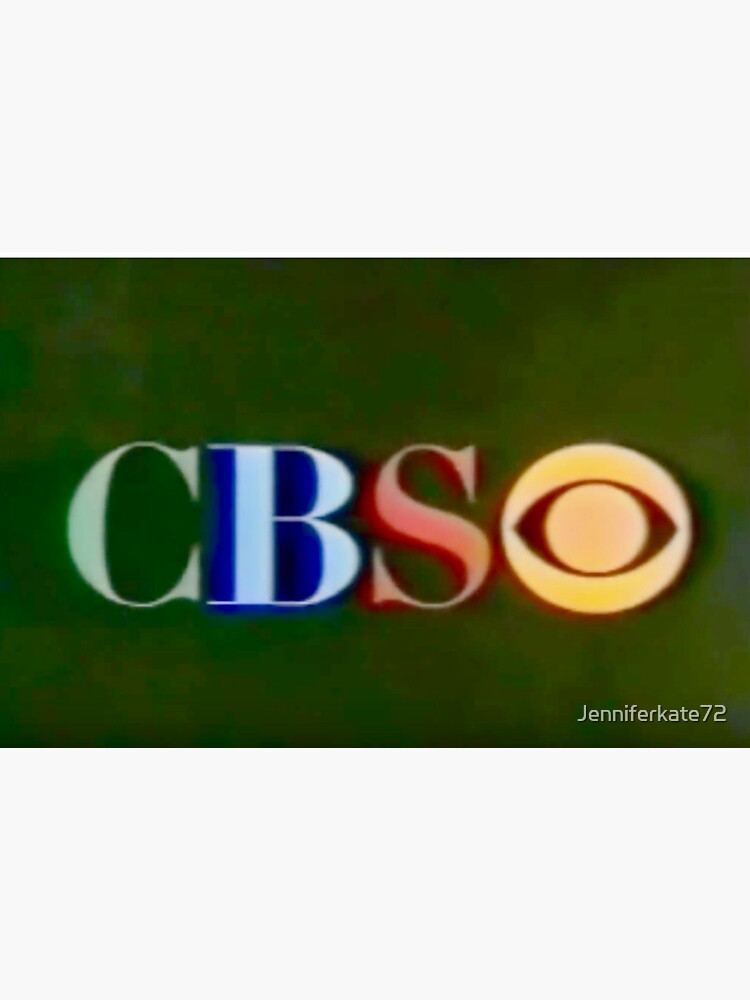 "CBS Logo Late Sixties" Sticker for Sale by Jenniferkate72 | Redbubble
