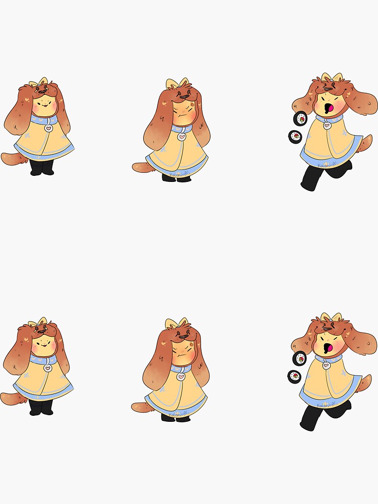 "Pochi stickers - 2 packs, 6 stickers" Sticker for Sale by Kateastrofic ...