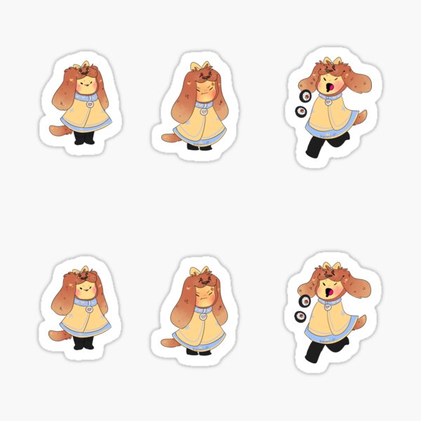 "Pochi stickers - 2 packs, 6 stickers" Sticker for Sale by Kateastrofic ...