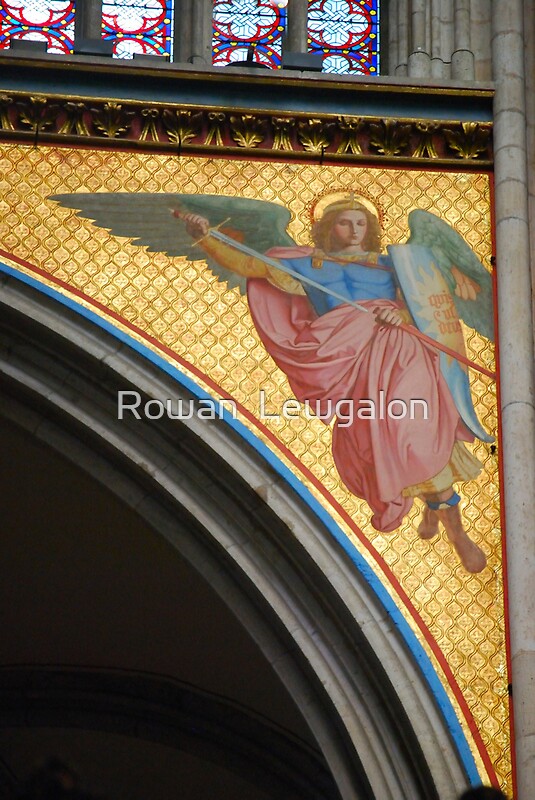 "Quis ut Deus?" by Rowan Lewgalon | Redbubble