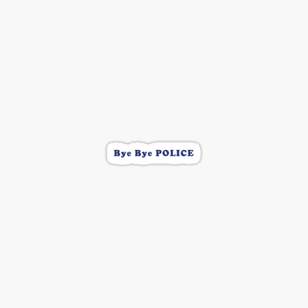 "Bye Bye POLICE kanjozoku JDM sticker" Sticker for Sale by daniel ...