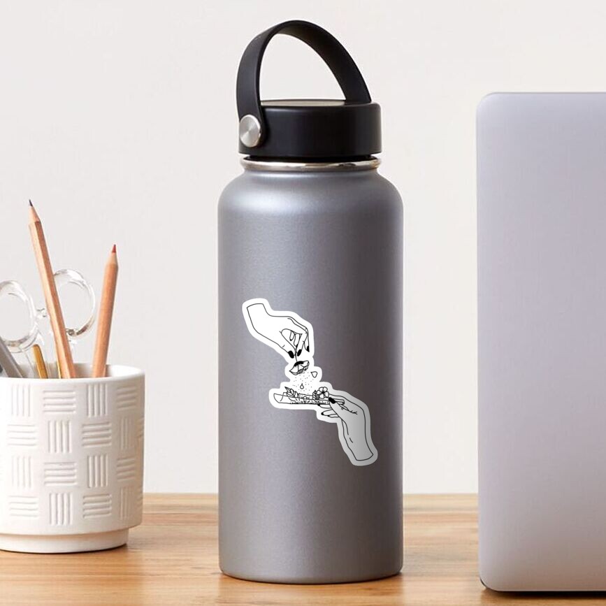 "Weed flower" Sticker for Sale by minimalismus | Redbubble