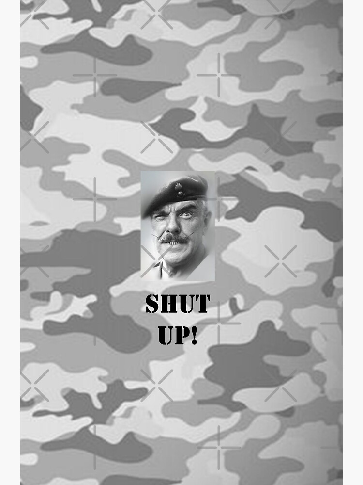 "Shut Up" Sticker for Sale by GBUnique2018 | Redbubble