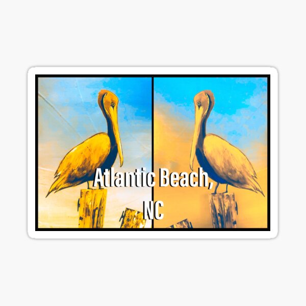 "Atlantic Beach NC" Sticker for Sale by barryknauff | Redbubble