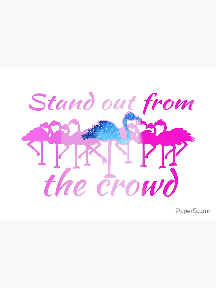 "Animal lovers - Stand out from the crowd - flamingos" Poster by ...