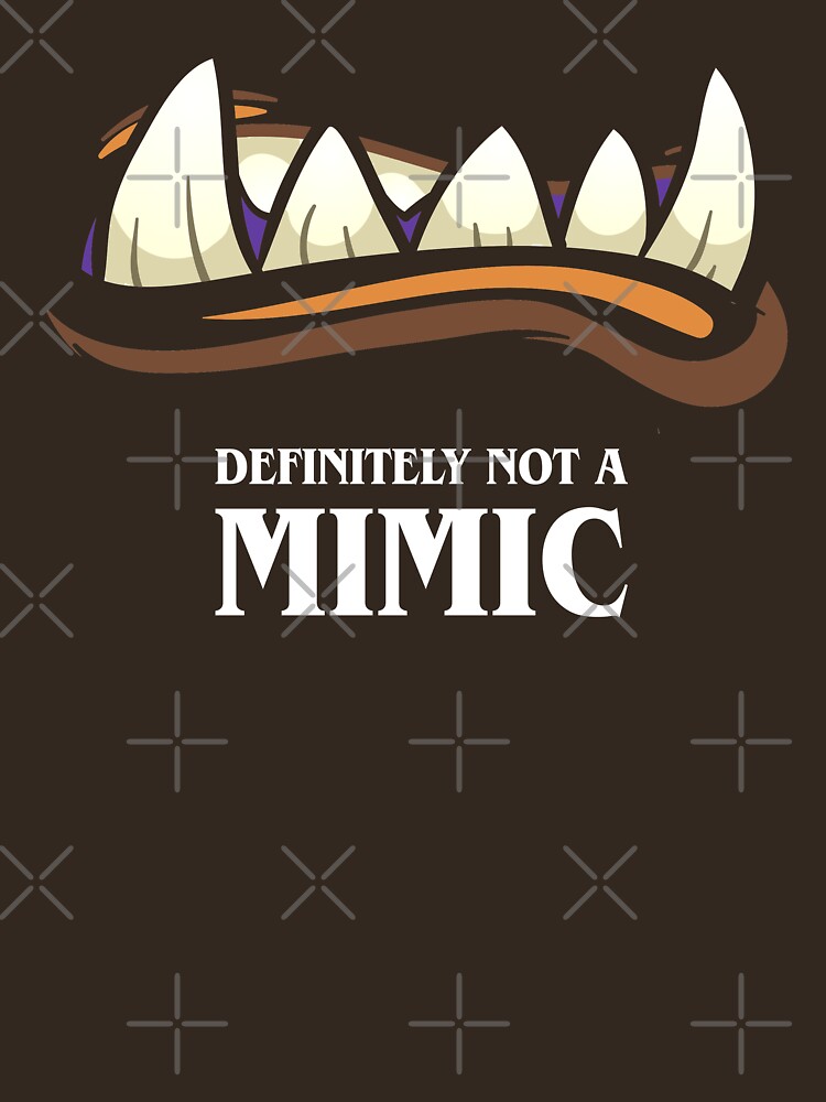 "Definitely Not A Mimic Tabletop RPG Gaming" Essential T-Shirt for Sale ...