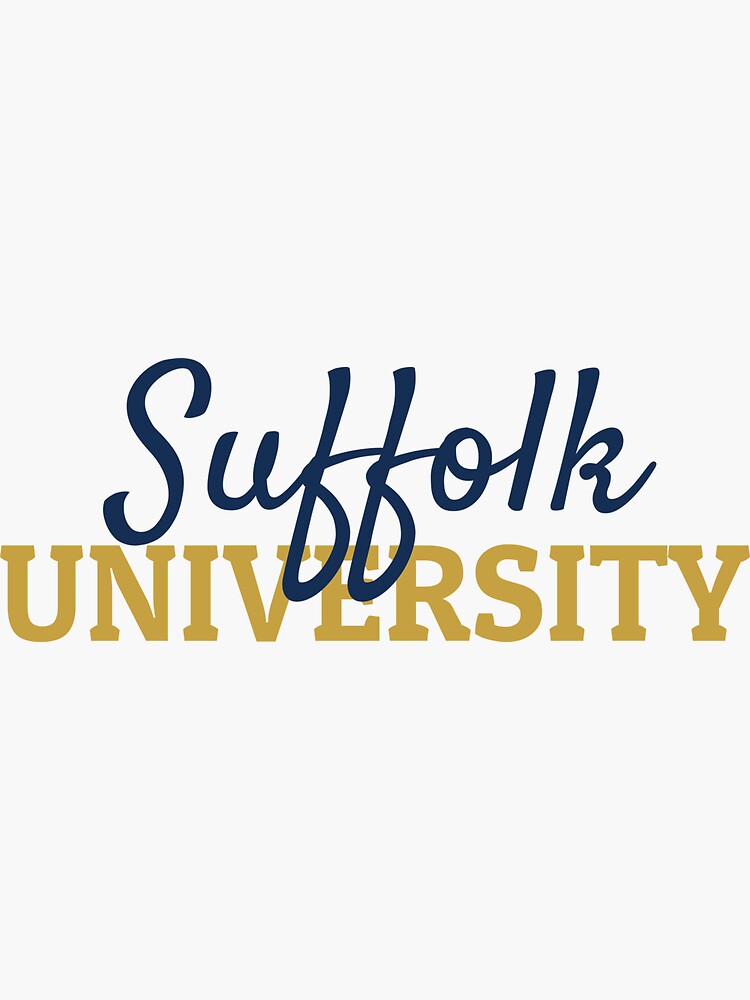 "Suffolk University" Sticker for Sale by ohdearodile | Redbubble