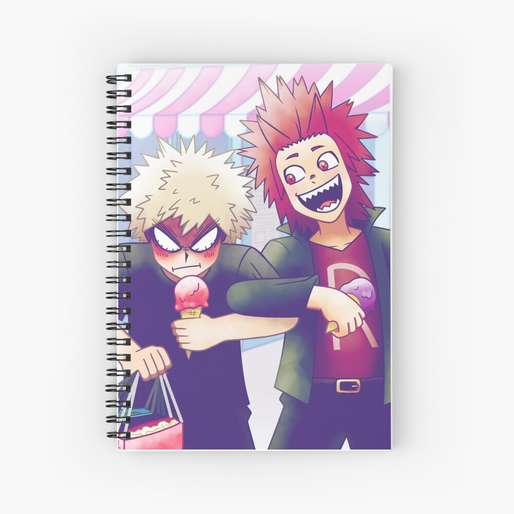 "My Hero Academia - Kirishima and Bakugo " Spiral Notebook by ...