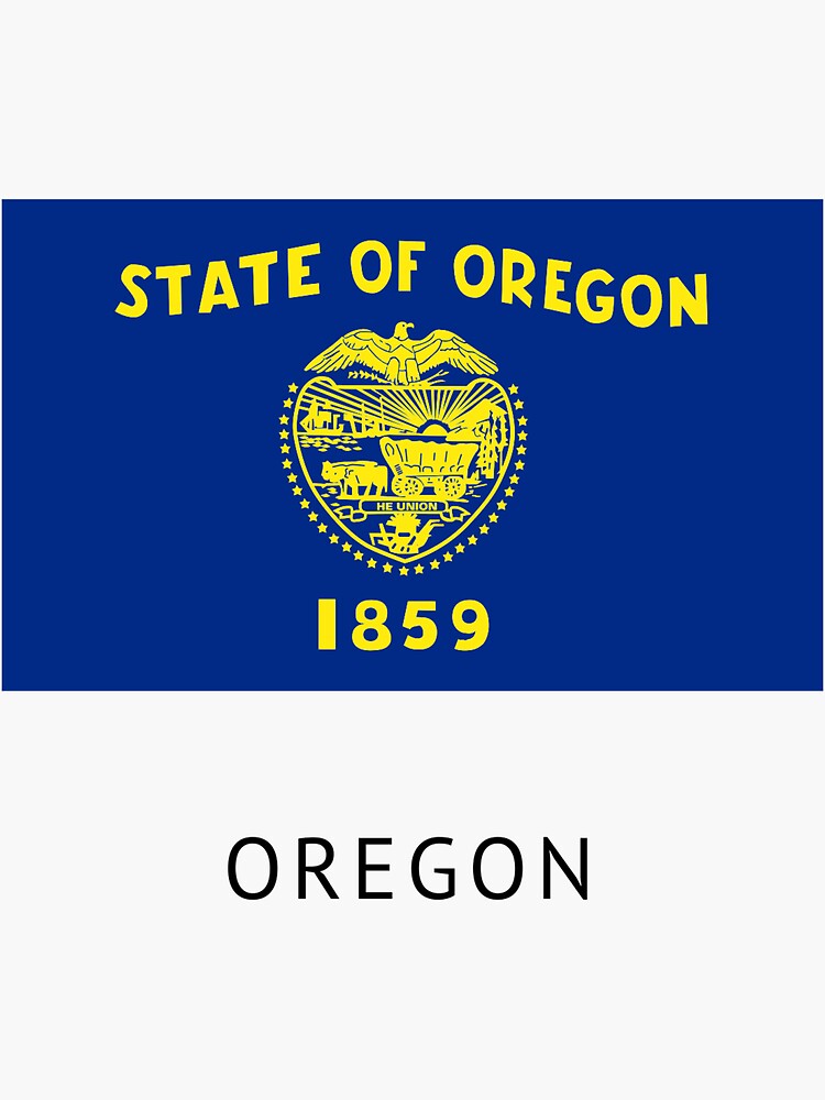 "State of Oregon" Sticker for Sale by praaf | Redbubble