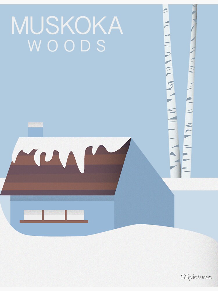 "Muskoka Woods" Sticker by SSpictures | Redbubble