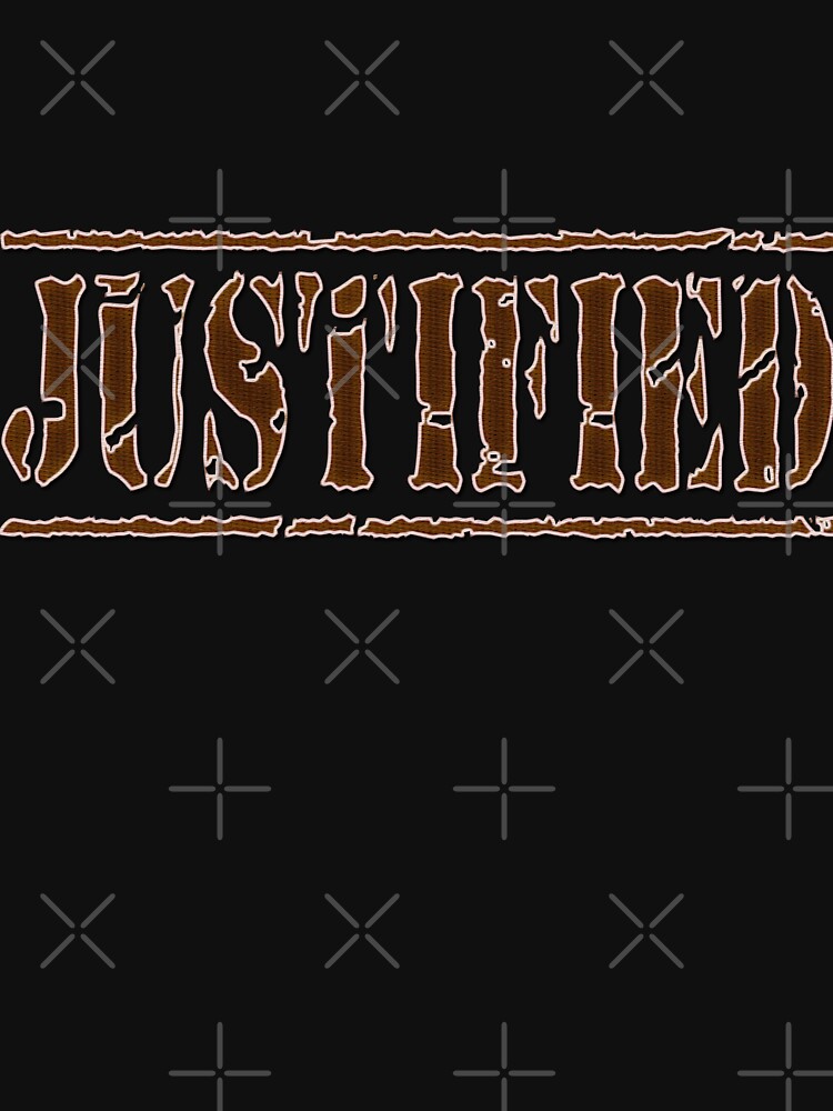 "Justified Brown Weathered Distressed Style Effect" T-shirt for Sale by ...