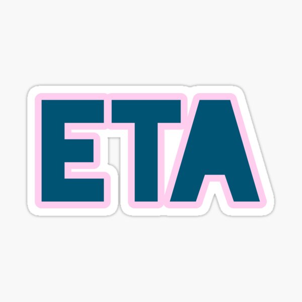 "Eta" Sticker by notfamous | Redbubble