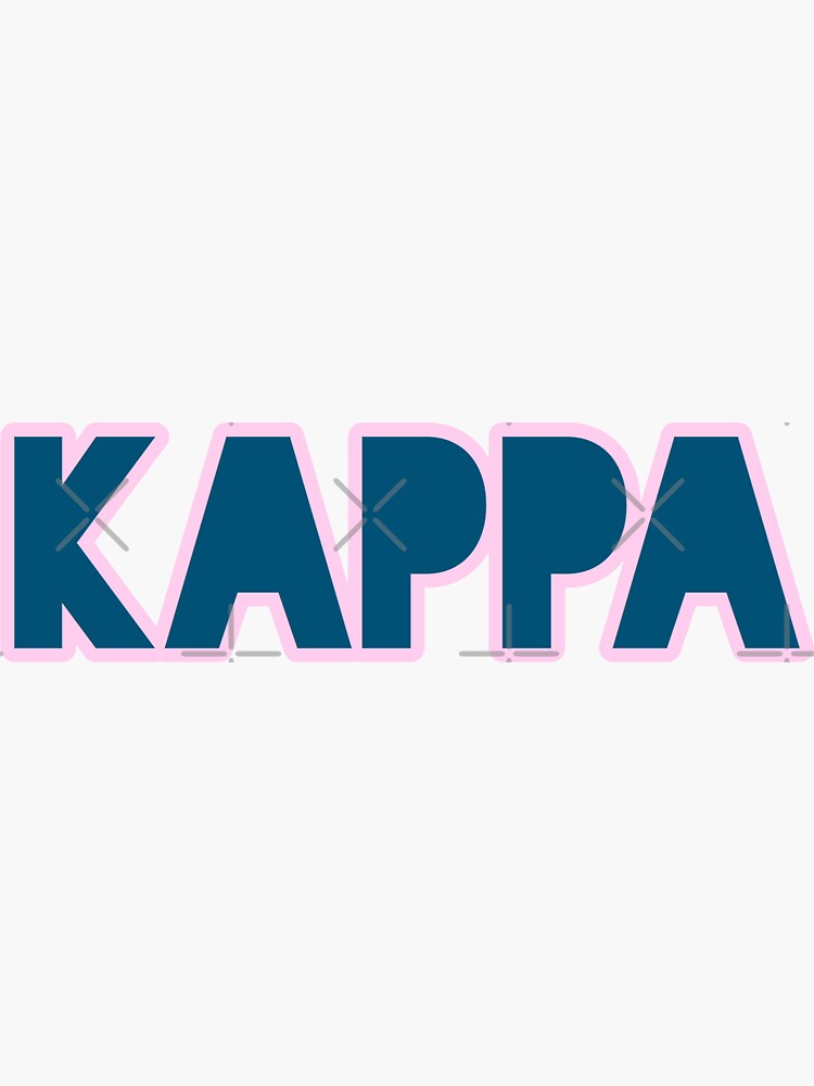 "Kappa" Sticker by notfamous | Redbubble