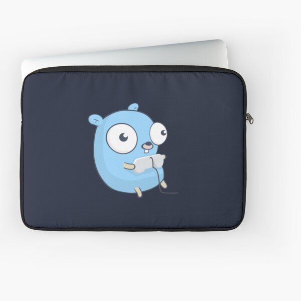 "The Golang Gopher Mascot: Gaming" Laptop Sleeve by hellkni9ht | Redbubble
