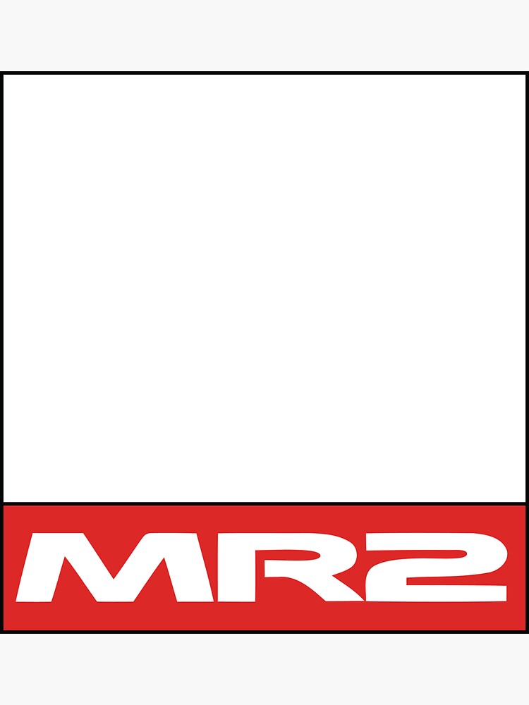 "Track racing plates for Toyota MR2 (empty)" Sticker for Sale by daniel ...