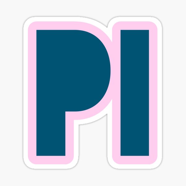 "Pi" Sticker for Sale by notfamous | Redbubble